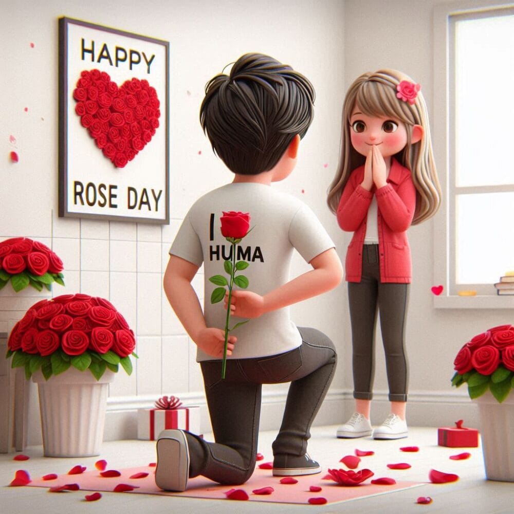 Happy Rose Day Ai Photo Editing Prompt 2025 (Bing Image Creator)